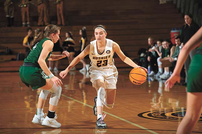 Big second quarter helps lift Huskies over Rangers, 68-58 | News ...